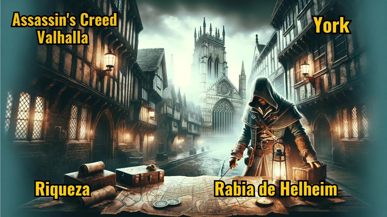 Assassin's Creed Valhalla York •Riqueza NUEVA APTITUD Rabia de Helheim ...