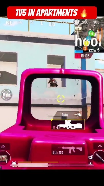 Apartments 1v5 clutch 🔥 #shortsvideo #shorts #pubgmobile #bgmi #viralshorts #pandapubg #gaming ...