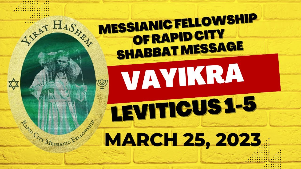 Shabbat Message Vayikra: "Torah and Believers" - YouTube