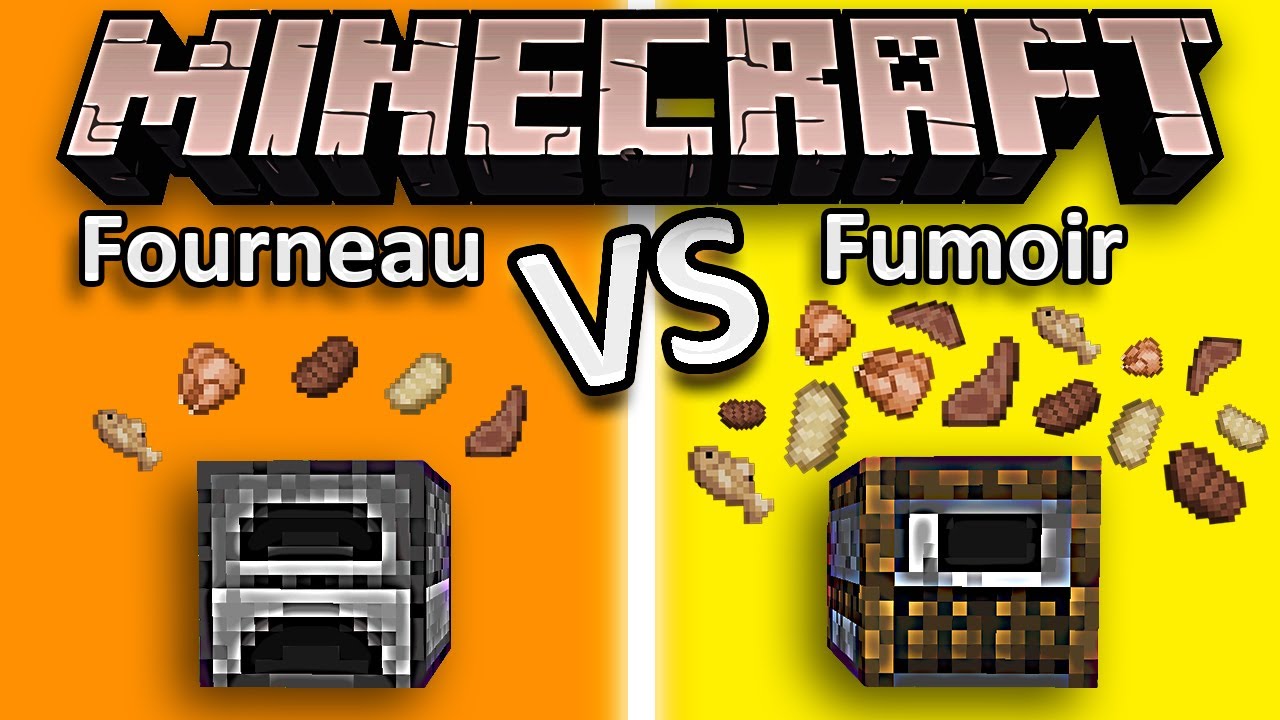 Le SECRET du FUMOIR dans Minecraft : Cuisez vos Nourritures en un TEMPS ...