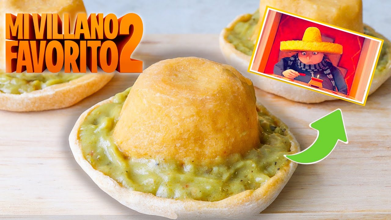 Mini SOMBRERO DE NACHOS DE MI VILLANO FAVORITO - Con Guacamole!! - YouTube