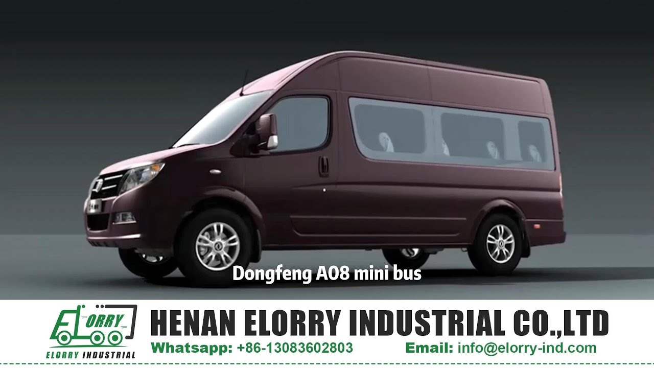 China Dongfeng A08 mini bus - YouTube