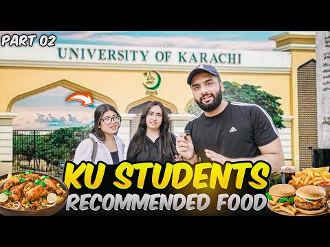 Eating Karachi University Students Recommended Food !