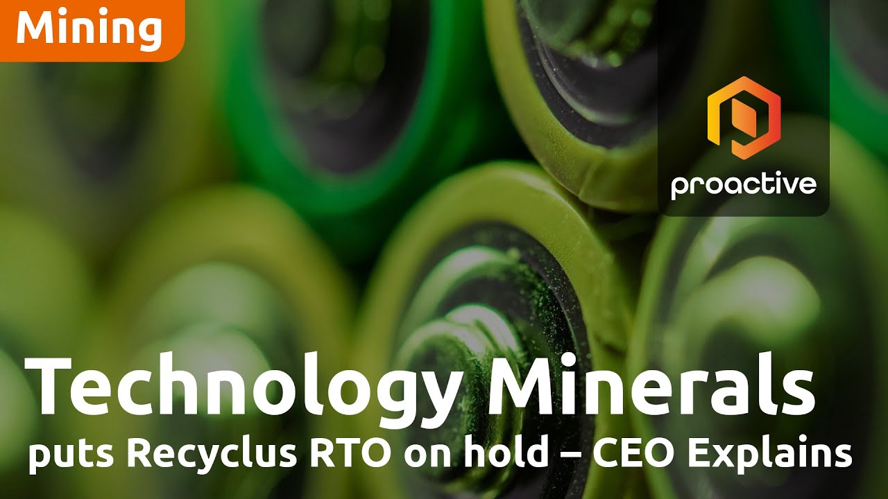 Technology Minerals puts Recyclus RTO on hold – CEO explains - YouTube