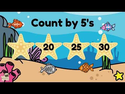 Skip Count by 5's, Missing Numbers, Skip Counting, Under The Sea ...
