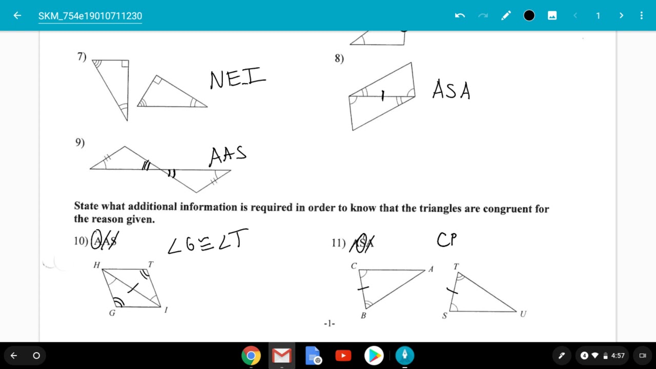 ASA and AAS Notes - YouTube