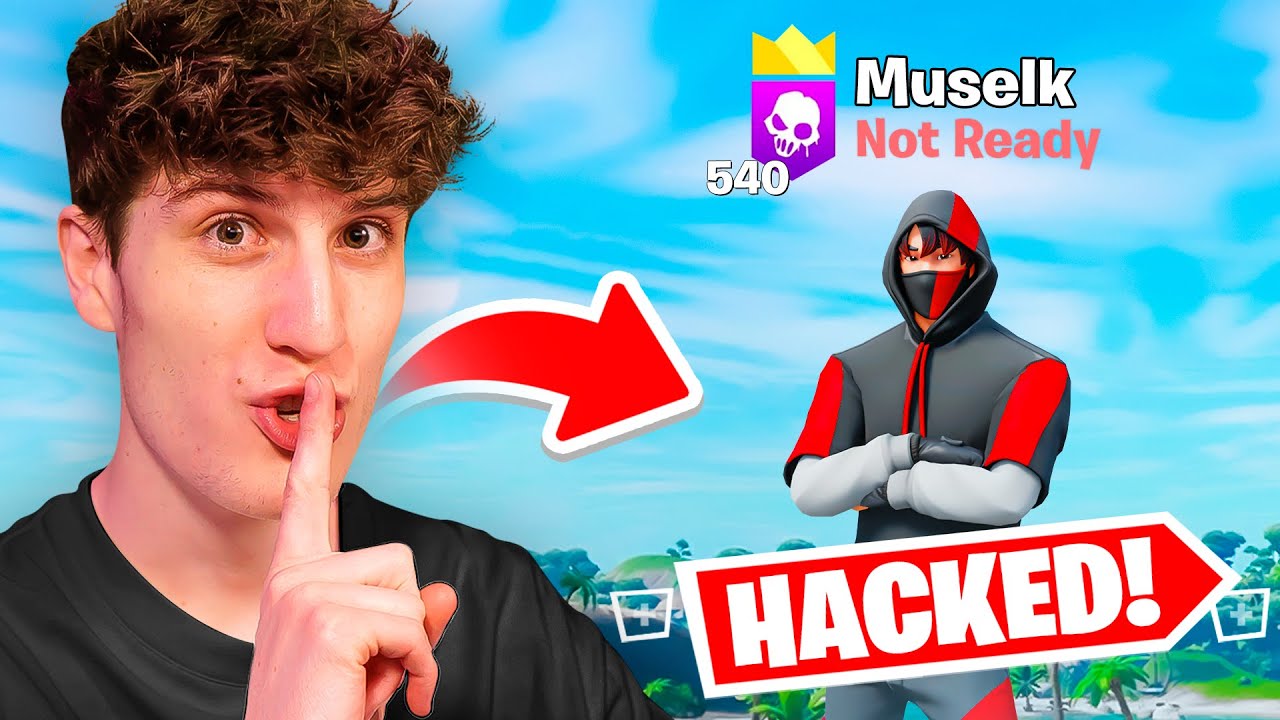 I Hacked MUSELK'S Fortnite Account... - YouTube