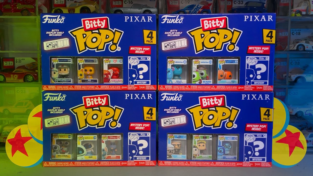 Pixar | Funko Bitty Pop [Unboxing] - YouTube
