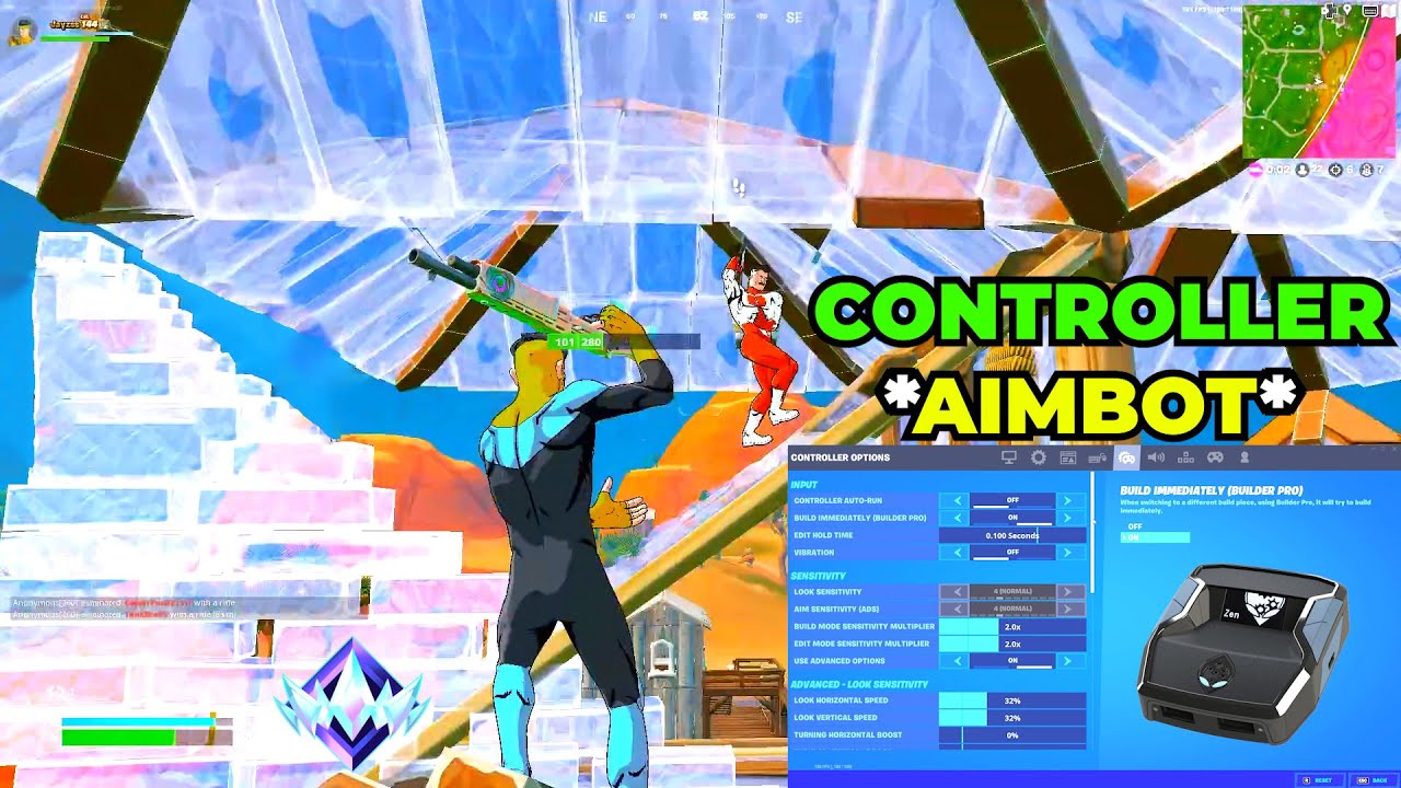 New *BEST* Controller Fortnite Settings/Sensitivity LINEAR *AIMBOT ...