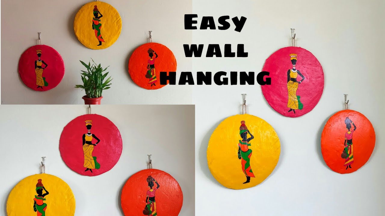 DIY Wall Hanging Cardboard Wall Hanging Best Out Of Waste African Art Wall Hanging YouTube diy-wall-hanging-cardboard-wall-hanging-best-out-of-waste-african-art-wall-hanging-youtube