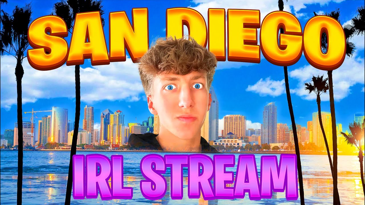 SAN DIEGO 🏝️ INSANE IRL STREAM!!! - YouTube