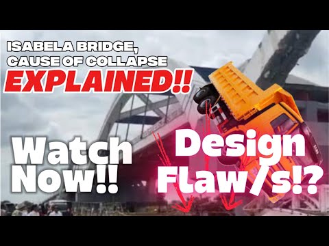 ISABELA BRIDGE Cause of Collapse, EXPLAINED - IS IT DESIGN FLAW/S ...