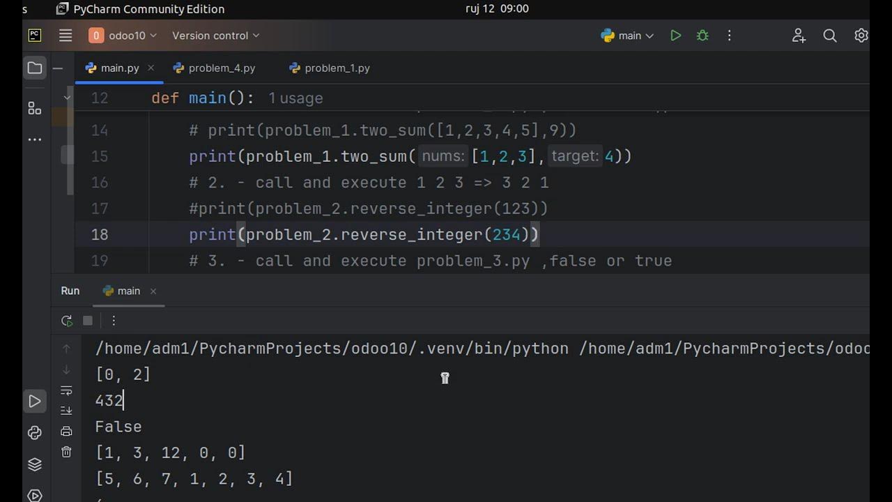 leet code 1 to 5 in python ,pycharm - YouTube