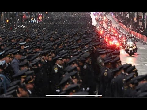 NYPD Det Rivera 32 pct Funeral - YouTube
