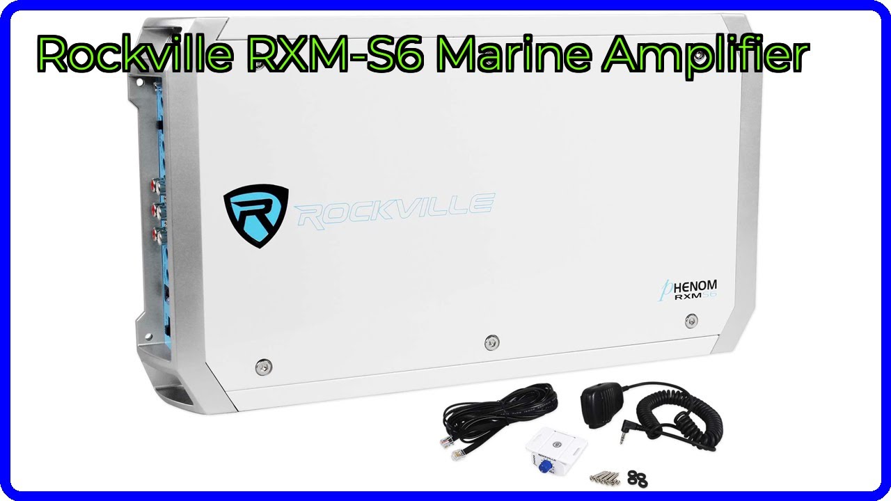 REVIEW (2025): Rockville RXM-S6 Marine Amplifier. ESSENTIAL details ...