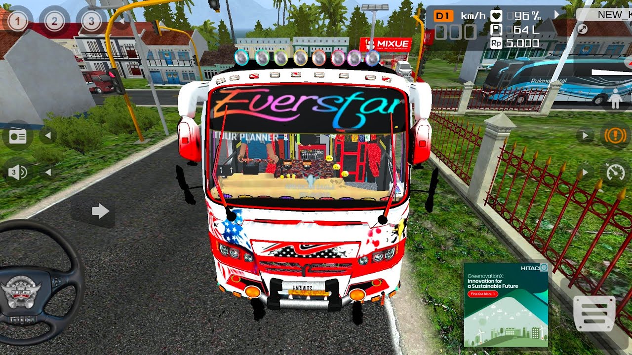Bus simulator Indonesia modified bus Jammu and Kashmir - YouTube