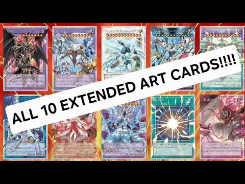 All 10 YUGIOH Extended Art Cards Coming to the US!!!!! - YouTube