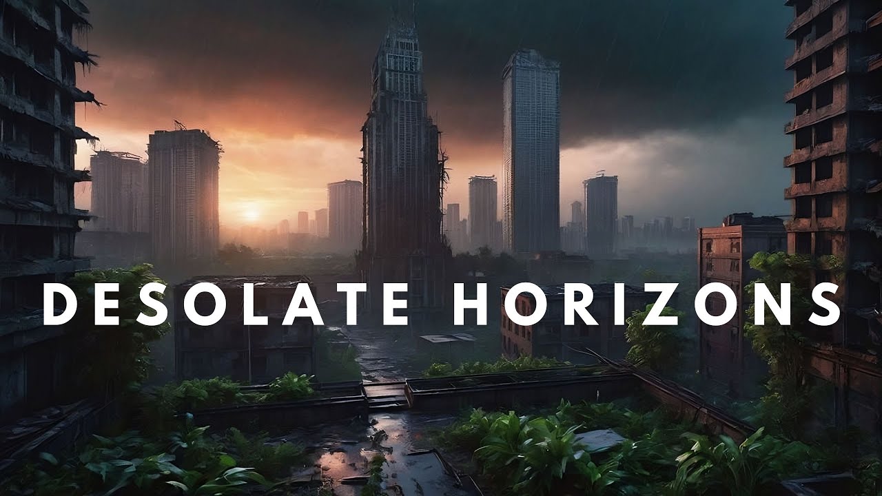Desolate Horizons - Post Apocalyptic Ambience - Ambience for Sleep ...