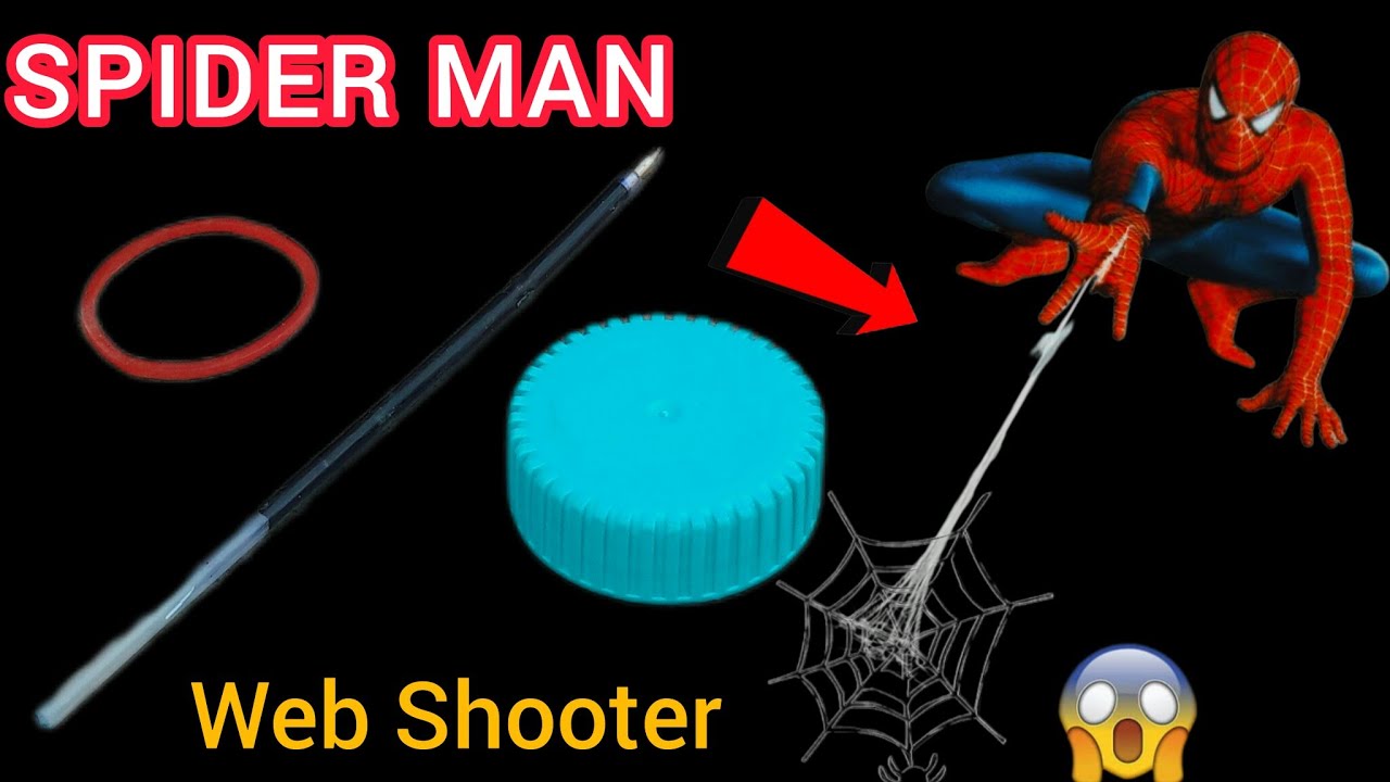 How to make a Web Shooter | How to make SpiderMan web shooter | Paper ...