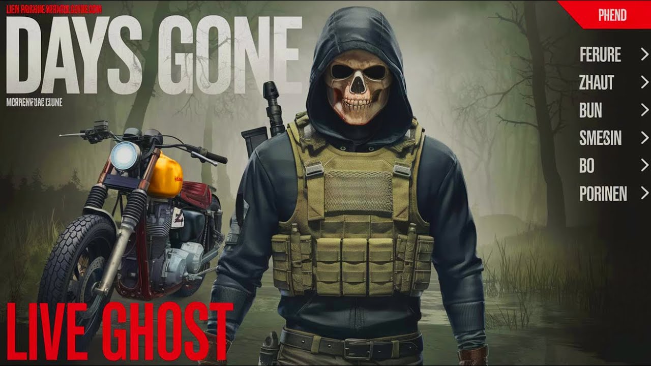 The Ghost is live in Days Gone Game - YouTube