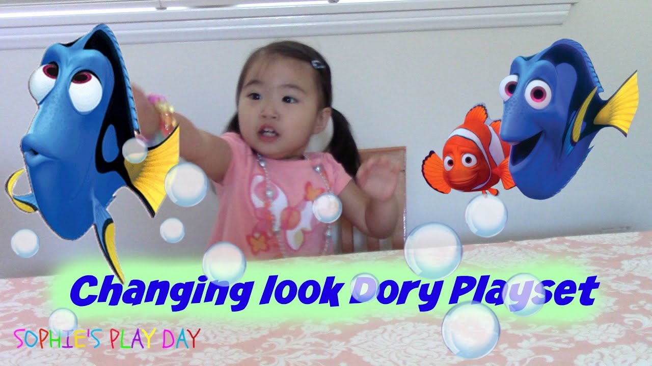 Sophie unboxing "Changing looks Dory " playset - YouTube