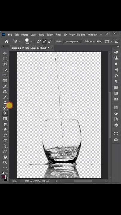 Remove background from transparent objects #photoshop - YouTube