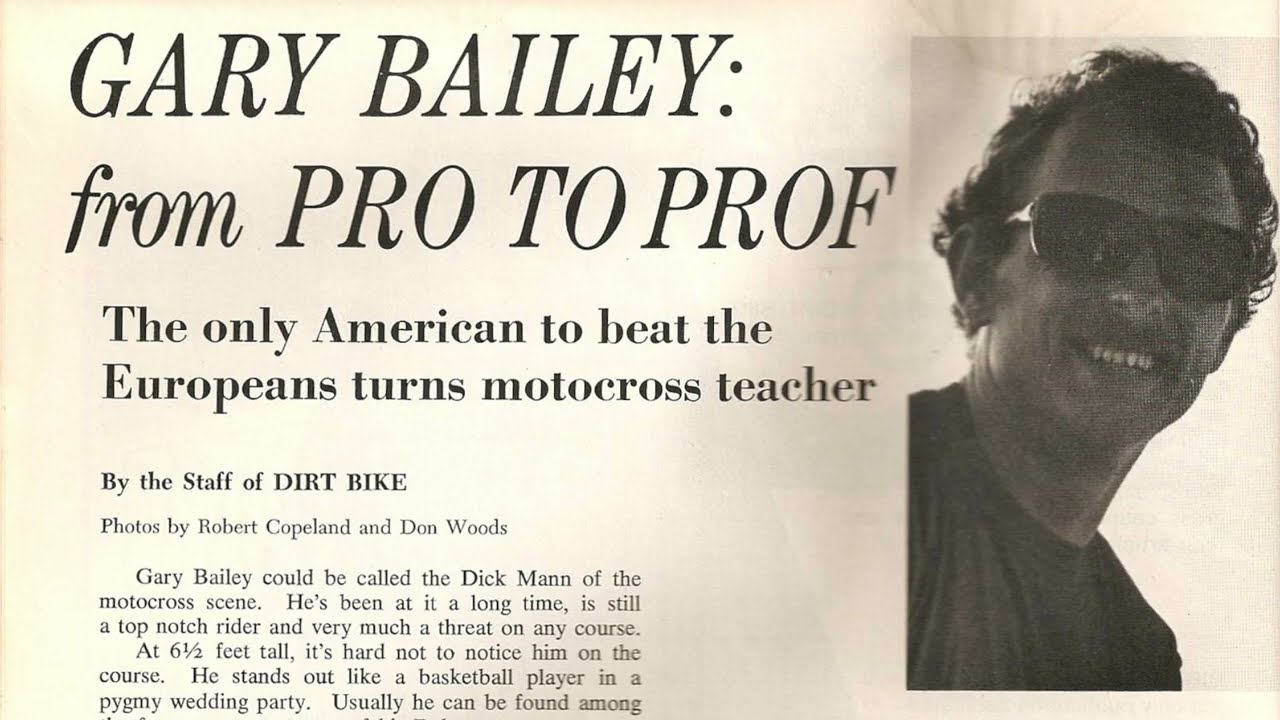 Gary Bailey Photos from my collection, story's and race results - YouTube