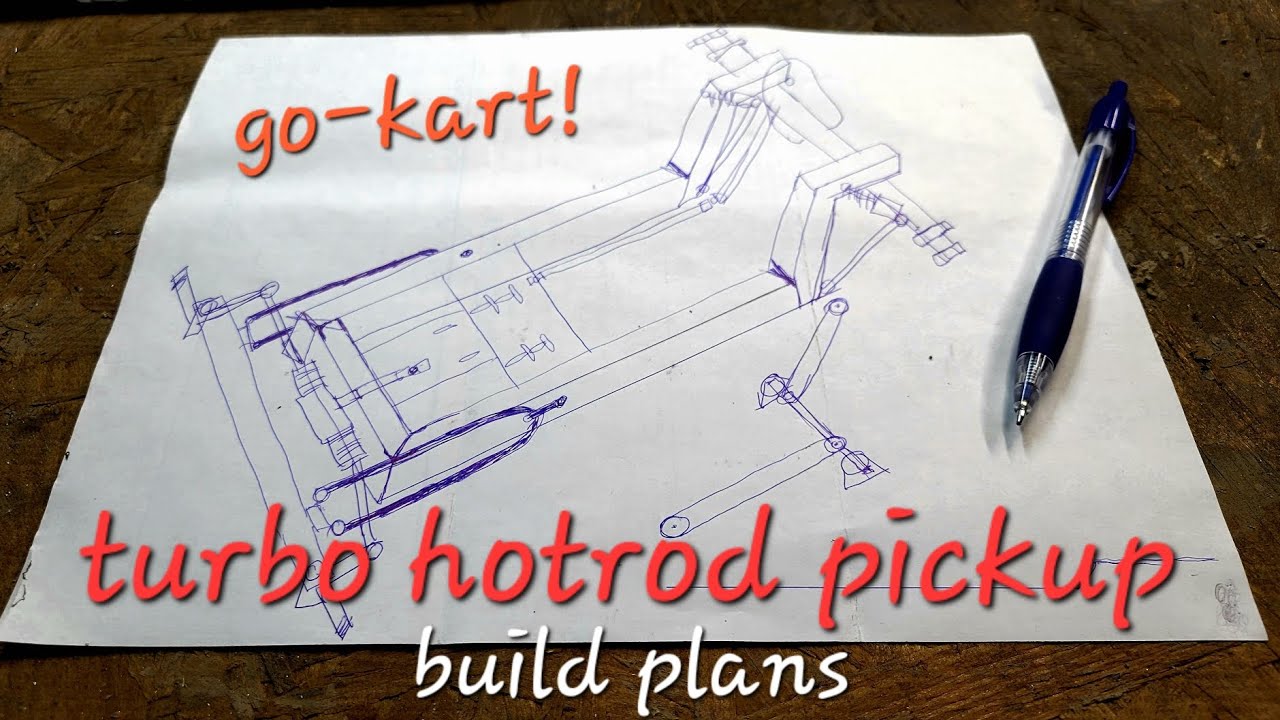 Hotrod Turbo Go-kart build plans - YouTube
