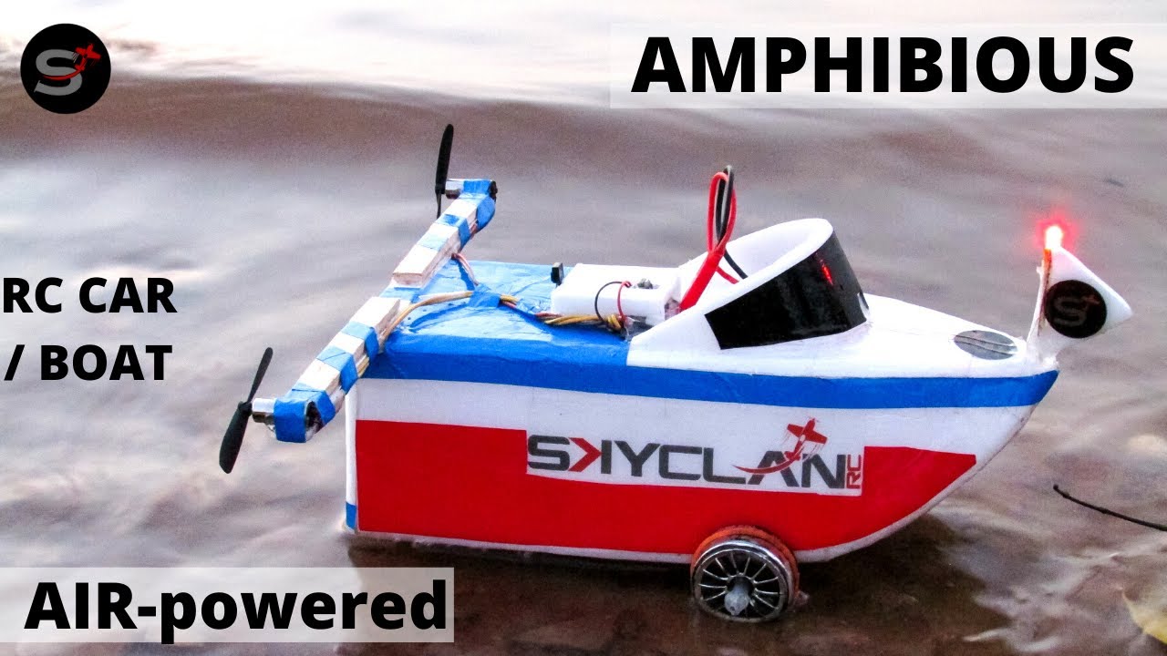 Propeller powered RC Amphibious Boat/CAR. - YouTube