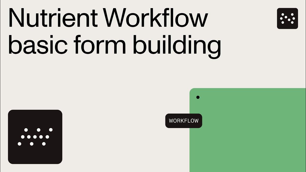 Integrify Fundamentals: Basic Form Building - YouTube