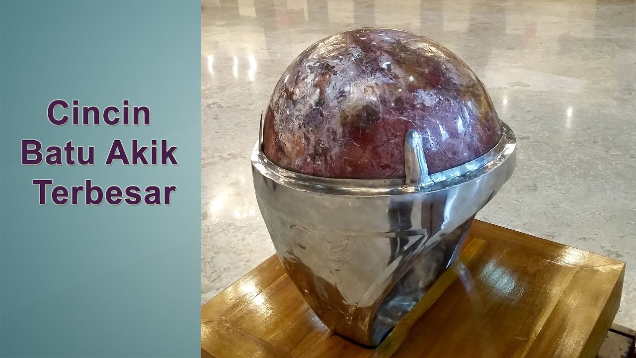 Cincin Batu Akik Terbesar - Largest Gemstone Ring - YouTube