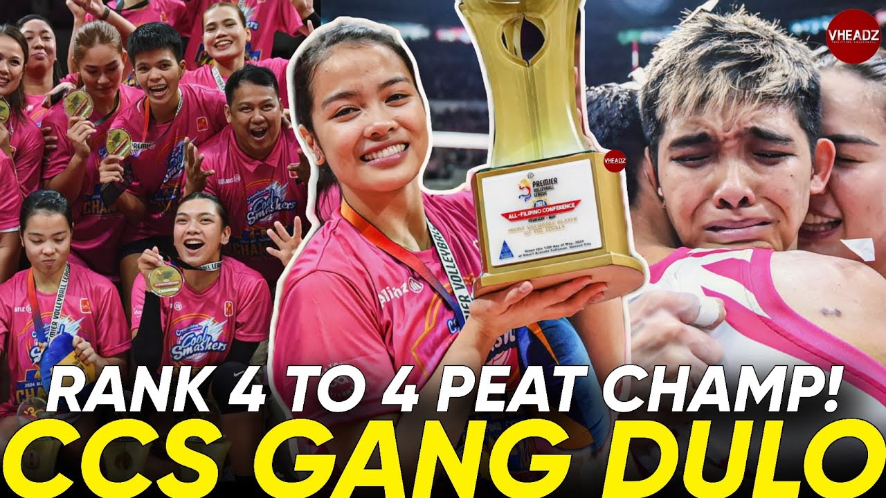 RANK 4 sa Standings? Eto 4-PEAT: CREAMLINE CHAMPIONS parin! MOST EPIC ...