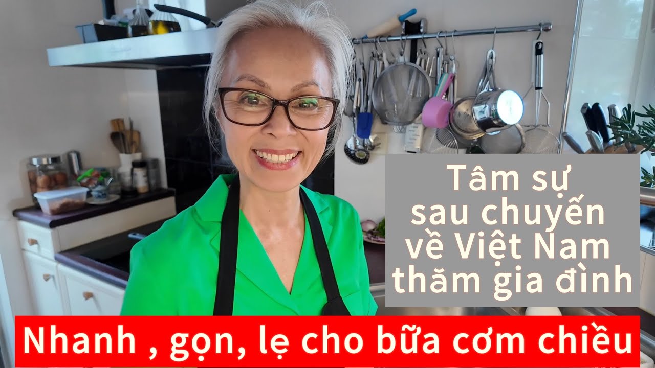 Coming home from work, I go into the kitchen and cook a simple meal for ...