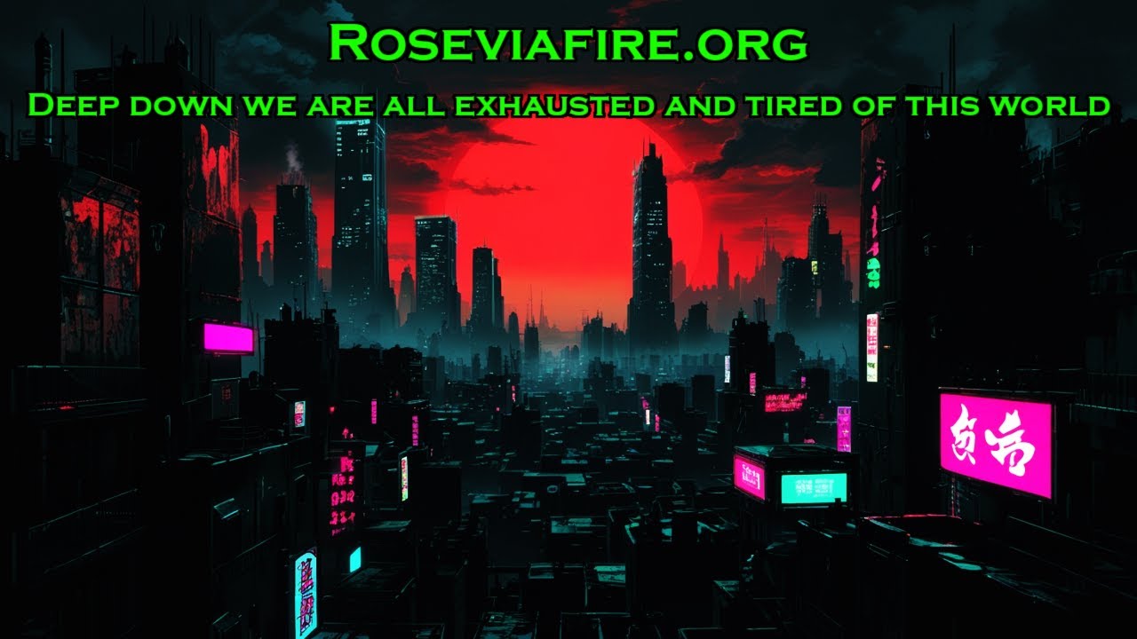 Deep down we are all exhausted and tired of this world - YouTube