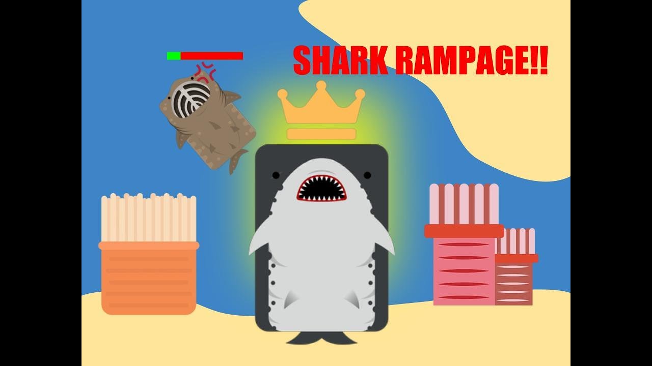 SHARK RAMPAGE!! - deeeep.io - YouTube