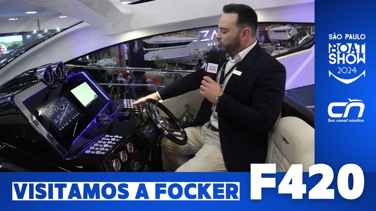 Visitamos a Focker F420 no estande da Fibrafort no São Paulo Boat Show ...