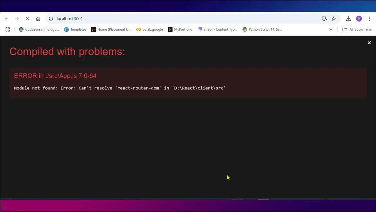 Installing Browser Router in ReactJs - YouTube