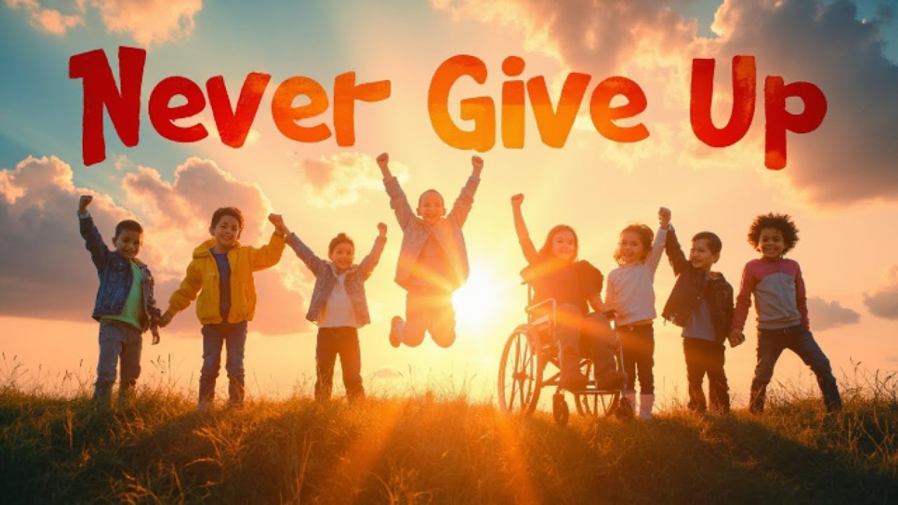 Never Give Up 💪| Motivational Song for Kids 🙌 | Encouragement ...