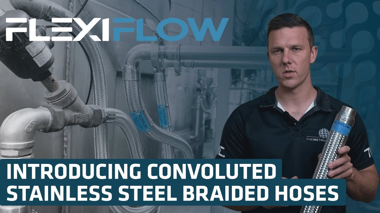 FlexiFlow: Stainless Steel Braided Flexible Hose | The Metal Company ...