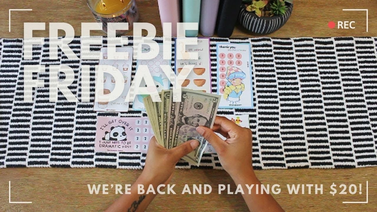Freebie Friday! | Playing With $20 | 21 Year Old Budgeter - YouTube