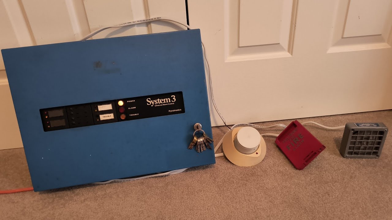 Pyrotronics "System 3" Fire Alarm Control Panel (march time)(1976 ...