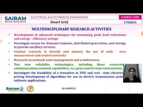 Lecture Video2_17EE831_Module-5_Research Activities & multidisciplinary in the SG, SG Educa ...