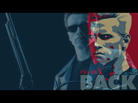 The Terminator -  Synthwave Retro