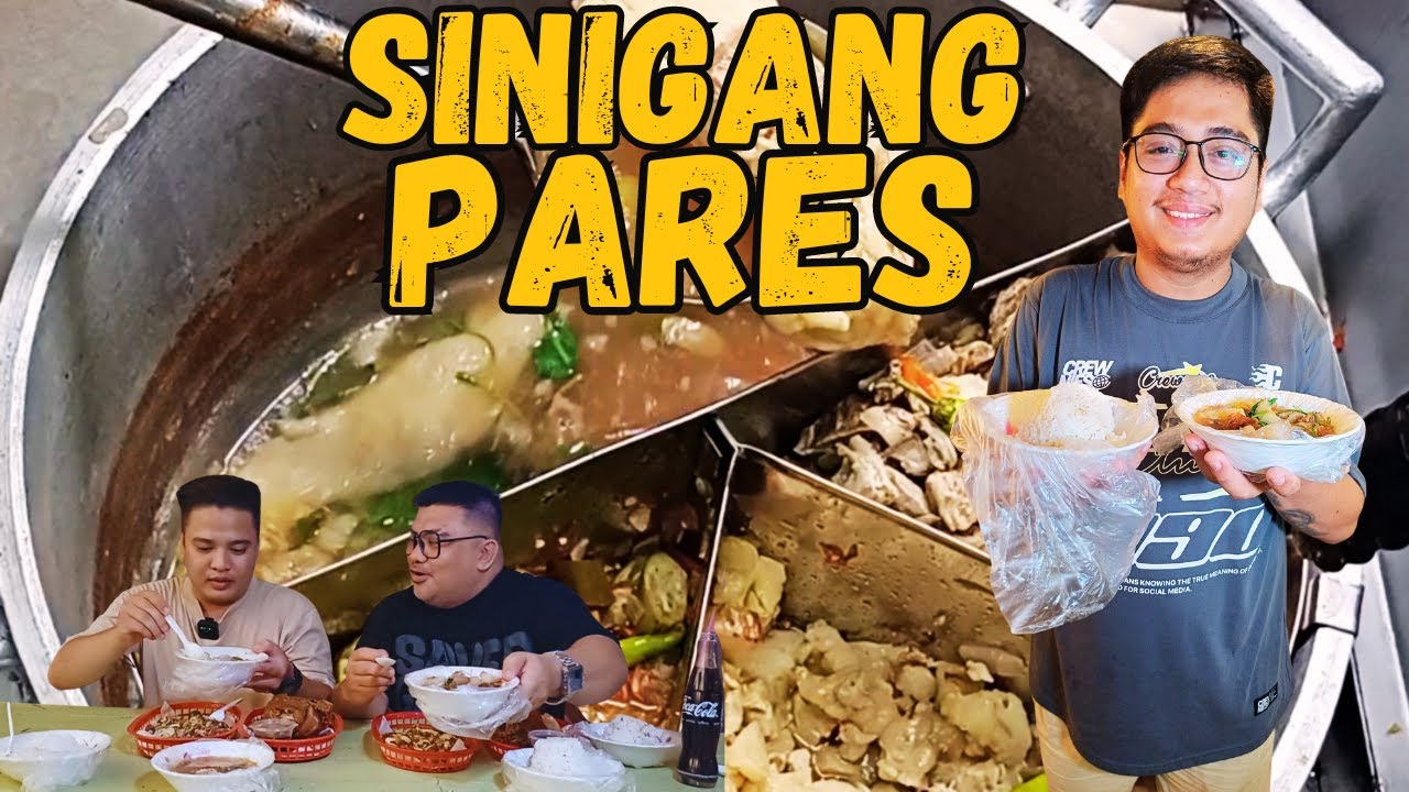 SINIGANG PARES ang Kakaibang FoodTrip sa San Jose Pasig City - YouTube