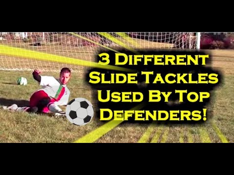 How To Slide Tackle In Football Tutorial | Slide Tackle Tips For Beginners - YouTube