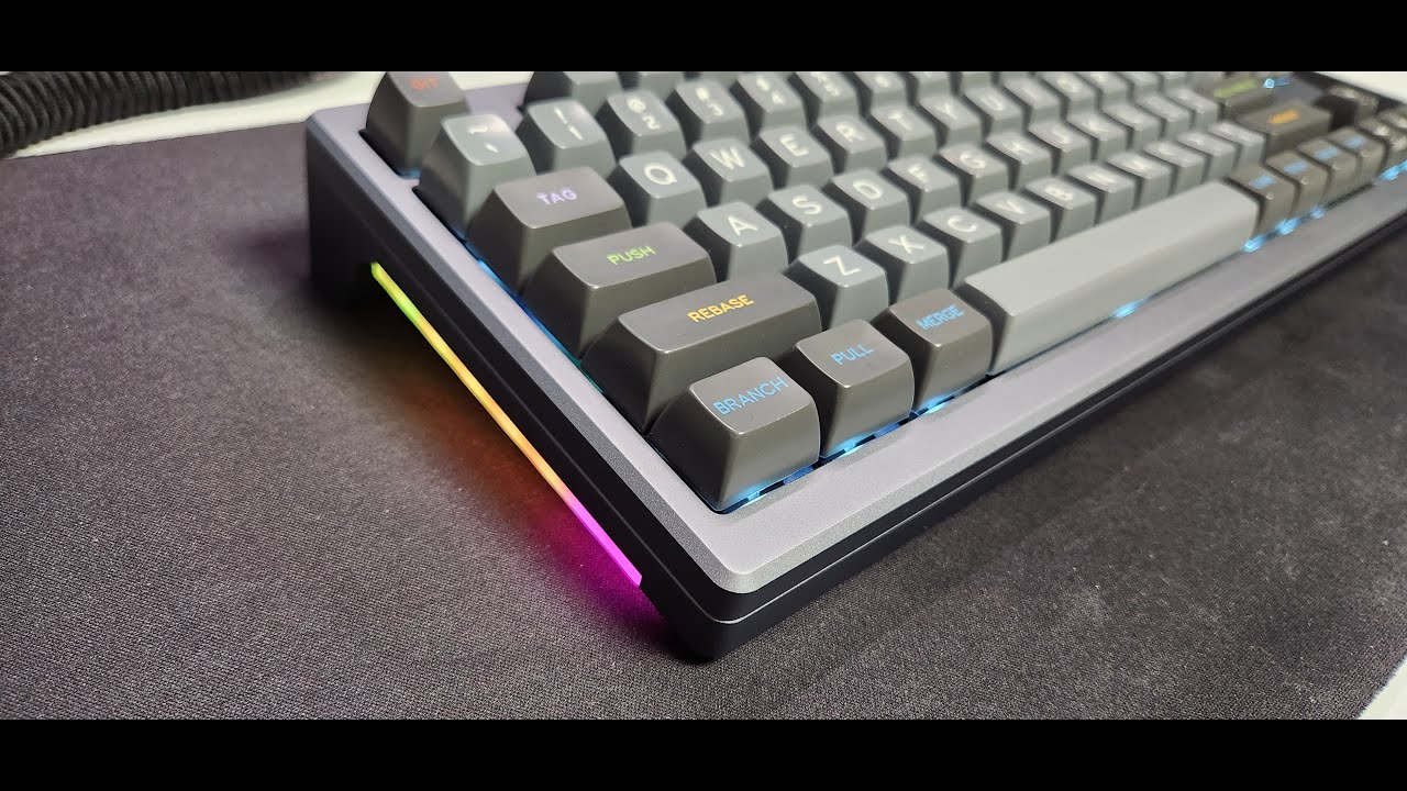 앱코 AR87 (Dark Gray) | Cherry MX Silent Red | Drop SA Oblivion V2 - YouTube