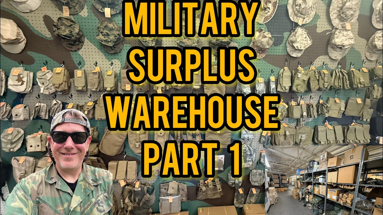 INSANE Amount Of Surplus At This Military Surplus Warehouse! Part 1 ...