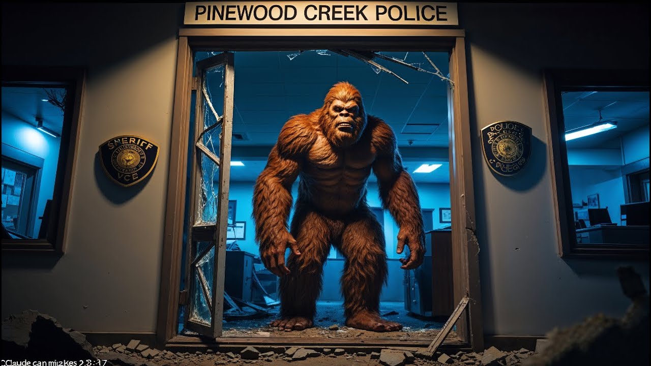 Sasquatch Attacks Police Station on April 22nd, 2025 - YouTube