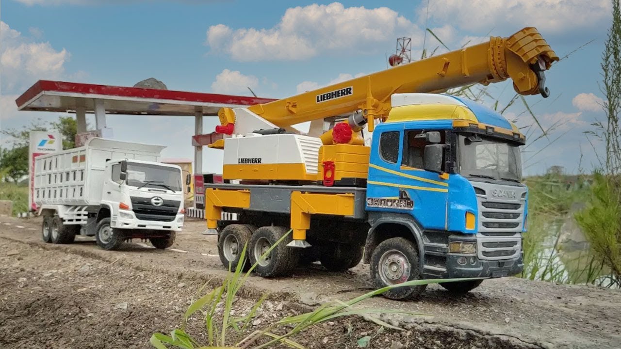 Mobil Truk Tronton Oleng Rc Handmade Hino 500, Mobil Derek, Truk ...