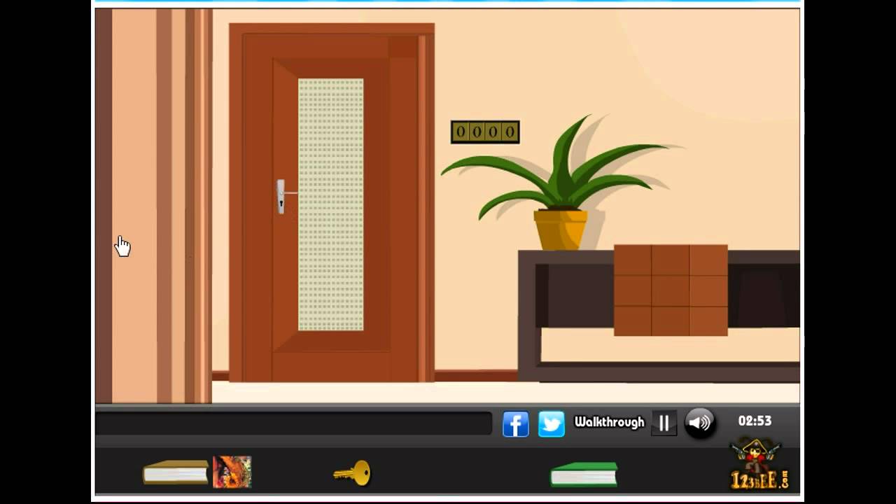 Bungalow House Escape Walkthrough (123bee) - YouTube